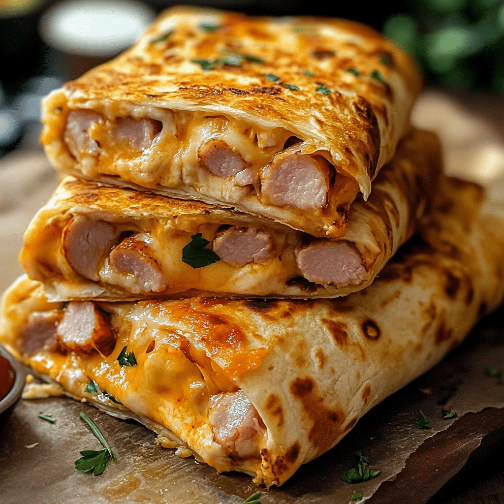 Air Fryer Hot Chicken Ham and Cheese Wraps - Simply Recipes - Fewer ...
