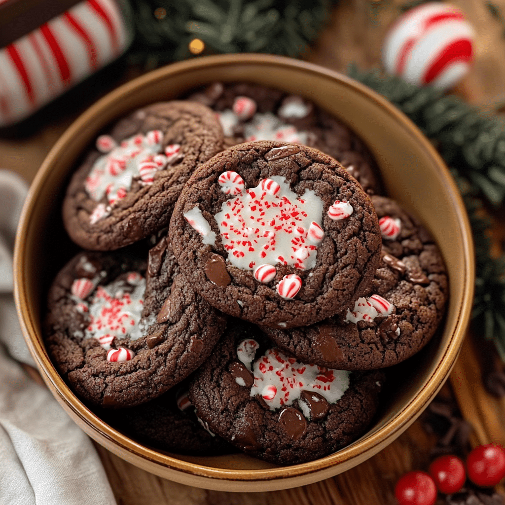 Peppermint Chocolate Cookies Recipe - Simply Recipes - Fewer Worries ...
