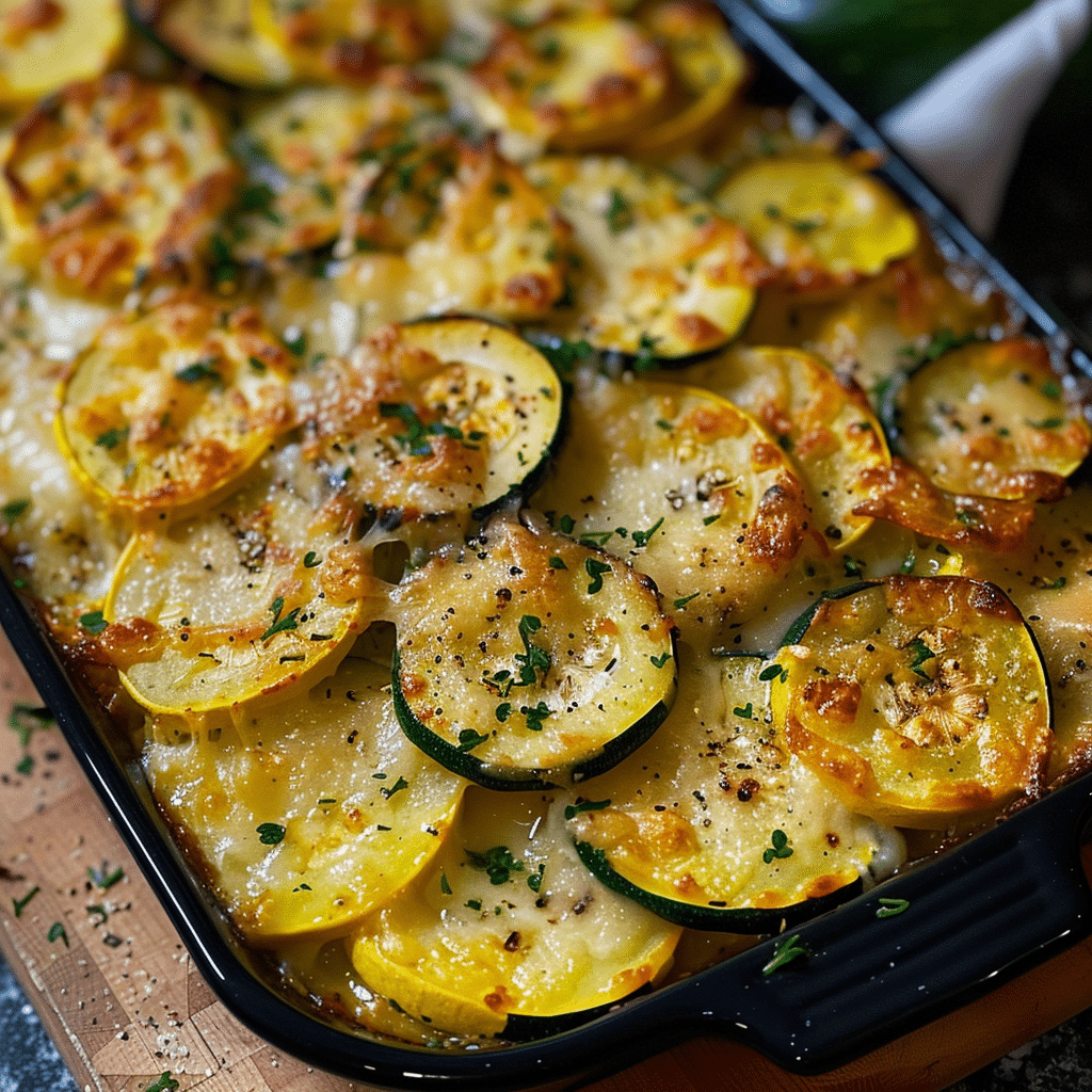 Zucchini and Yellow Squash Gratin - Simply Recipes - Fewer Worries ...