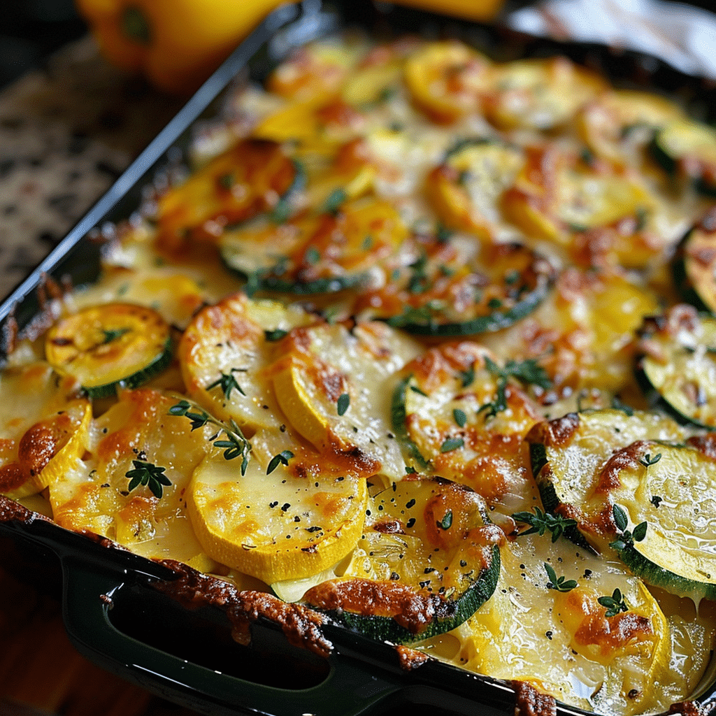Zucchini and Yellow Squash Gratin - Simply Recipes - Fewer Worries ...