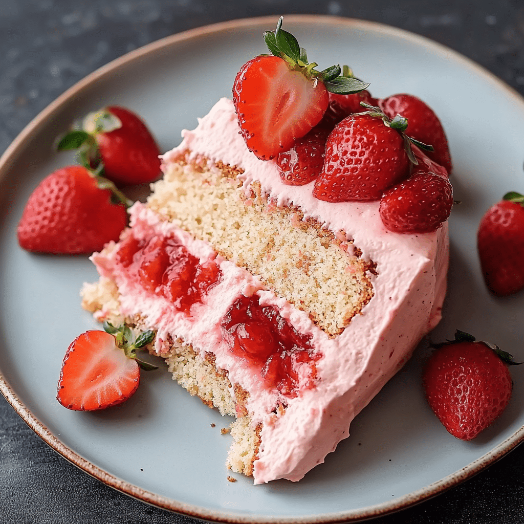 Delicious Strawberry Cake Recipe - Simply Recipes - Fewer Worries, More ...