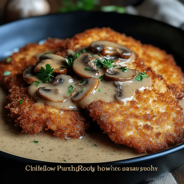 Crispy Fried Pork Schnitzel with Mushroom Pan Gravy - Simply Recipes ...