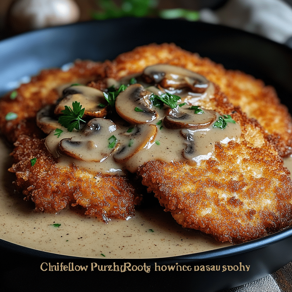 Crispy Fried Pork Schnitzel with Mushroom Pan Gravy - Simply Recipes ...