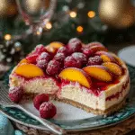 Peach Raspberry Cheesecake - Simply Recipes - Fewer Worries, More Delight