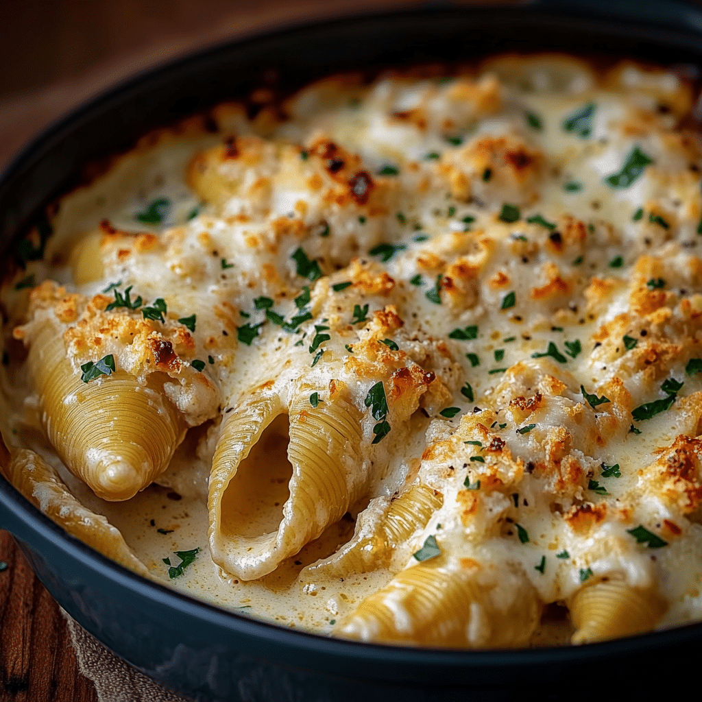 Chicken Alfredo Stuffed Shells - Simply Recipes - Fewer Worries, More ...
