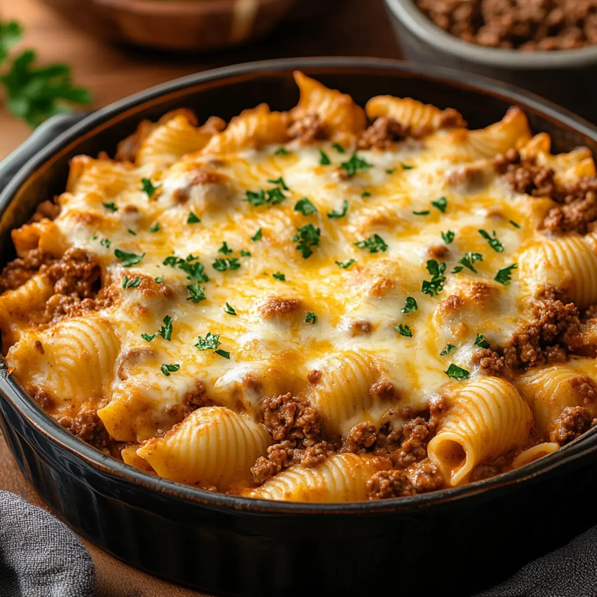 Rich and Comforting Creamy Beef Shells Casserole - Simply Recipes ...