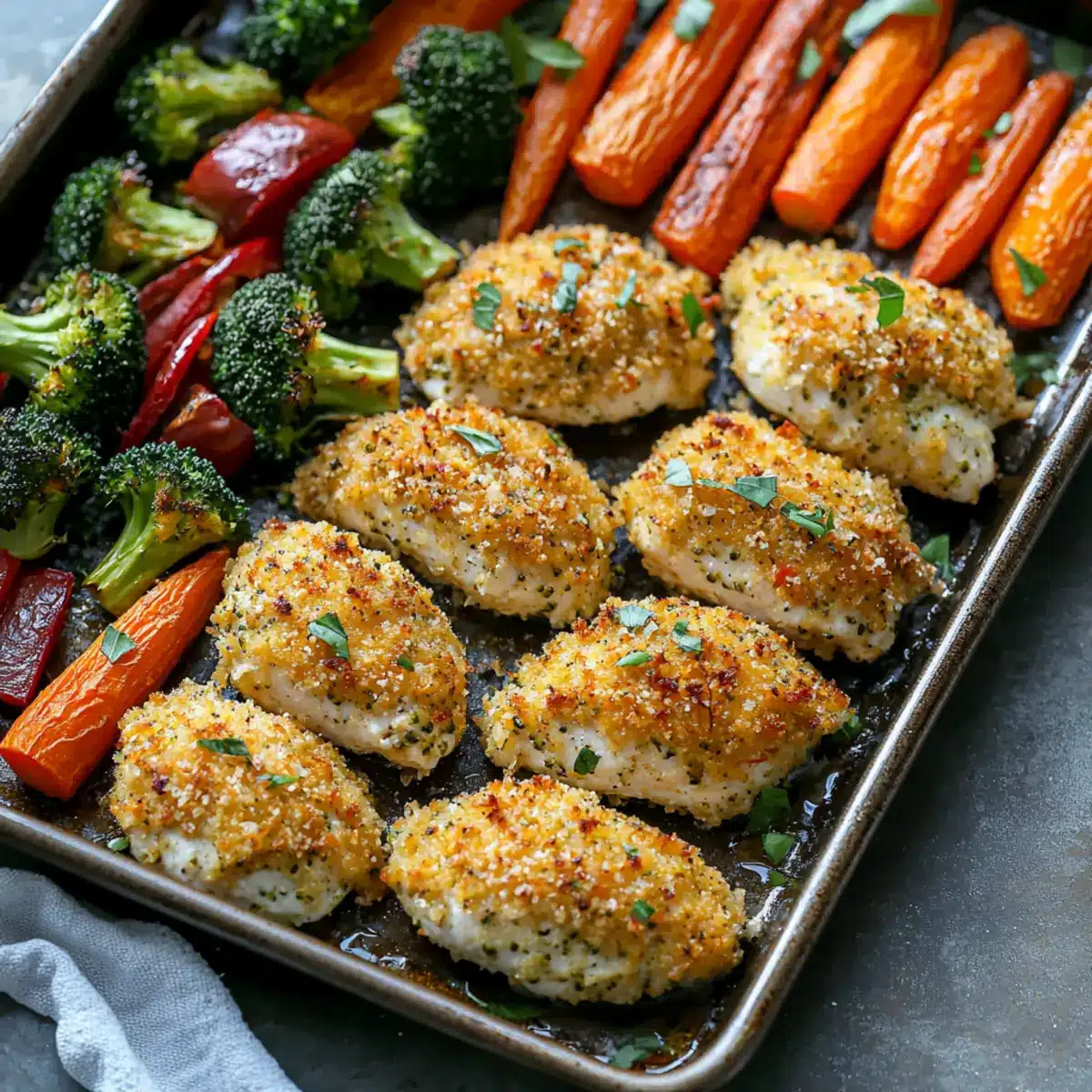 Parmesan Crusted Chicken Sheet Pan Dinner - Simply Recipes - Fewer ...
