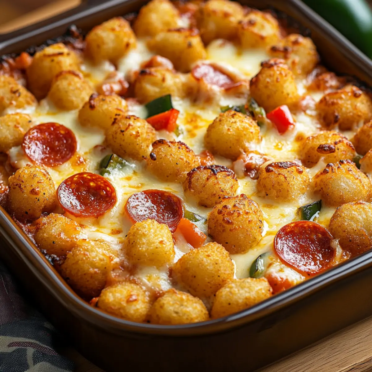Pizza Tot Casserole: Your New Favorite Weeknight Bake 🍕🍟 - Simply ...