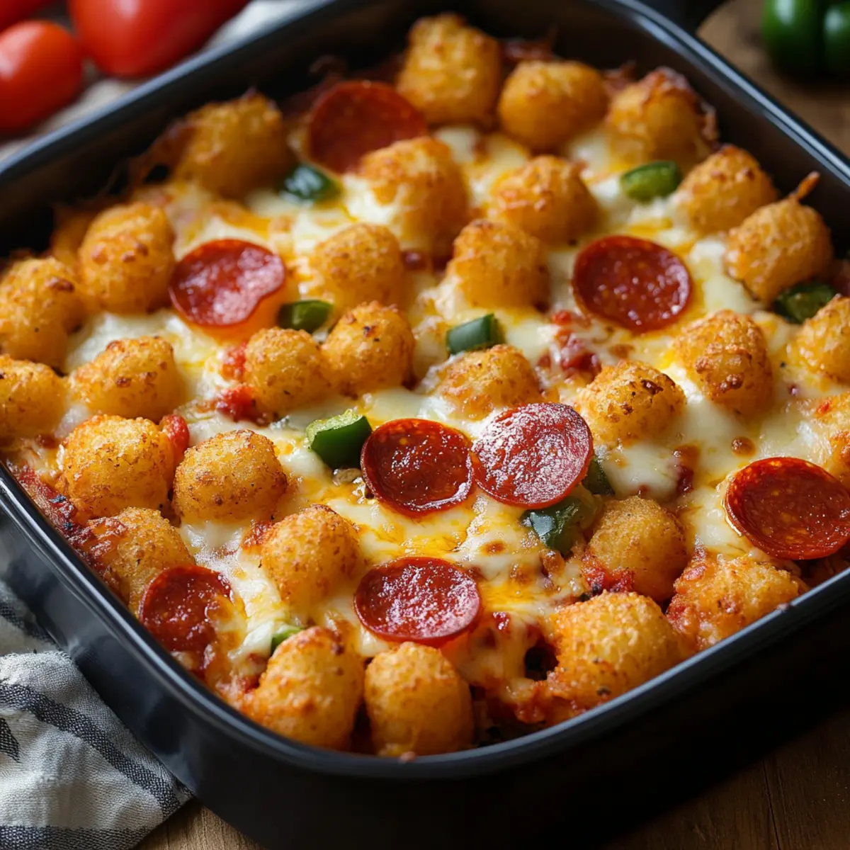 Pizza Tot Casserole: Your New Favorite Weeknight Bake 🍕🍟 - Simply ...