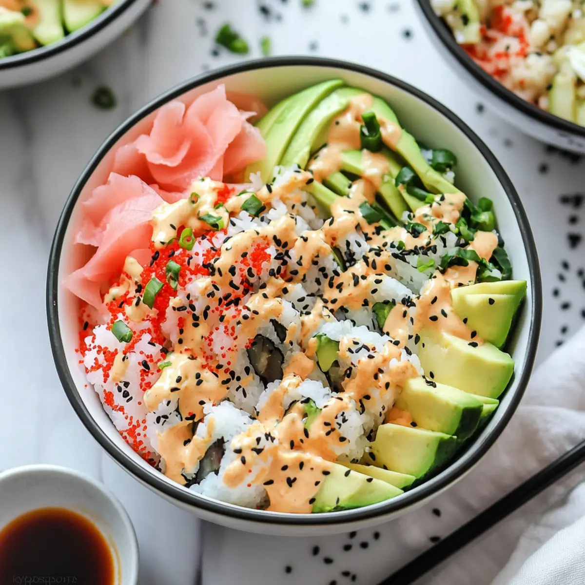 Irresistibly Easy California Roll Sushi Bowls for Fresh Flavor - Simply ...