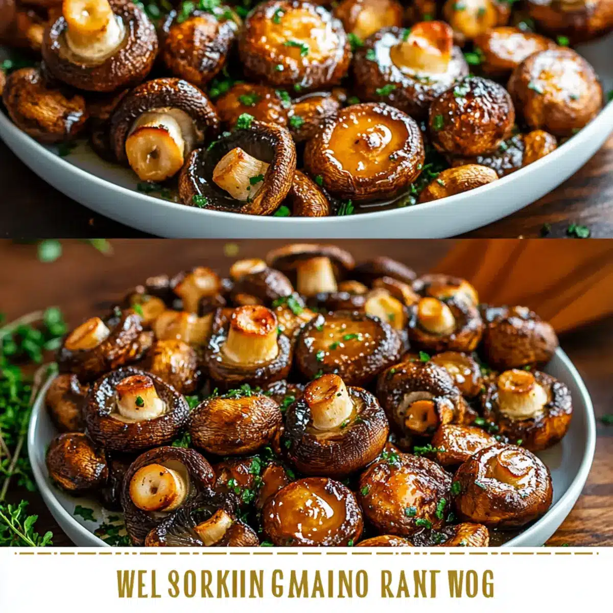 Easy Honey and Garlic Roasted Mushrooms Recipe You'll Love - Simply ...