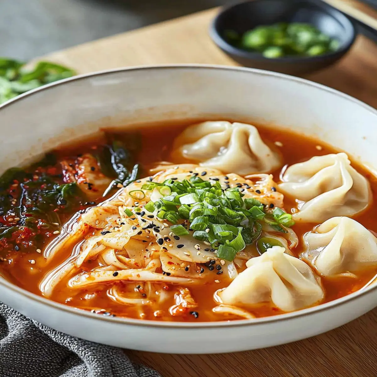Easy Kimchi and Dumpling Noodle Soup for Ultimate Comfort - Simply ...