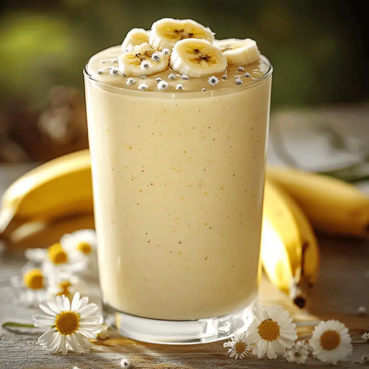Indulge in a Calming Banana Chamomile Tea Smoothie Delight - Simply ...