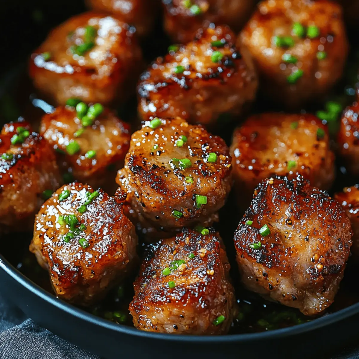 Irresistibly Juicy Savory Garlic Pork Bites Everyone Will Love - Simply ...