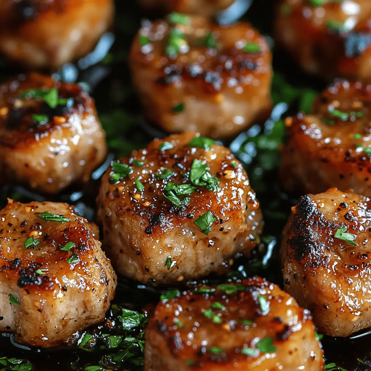 Irresistibly Juicy Savory Garlic Pork Bites Everyone Will Love - Simply ...
