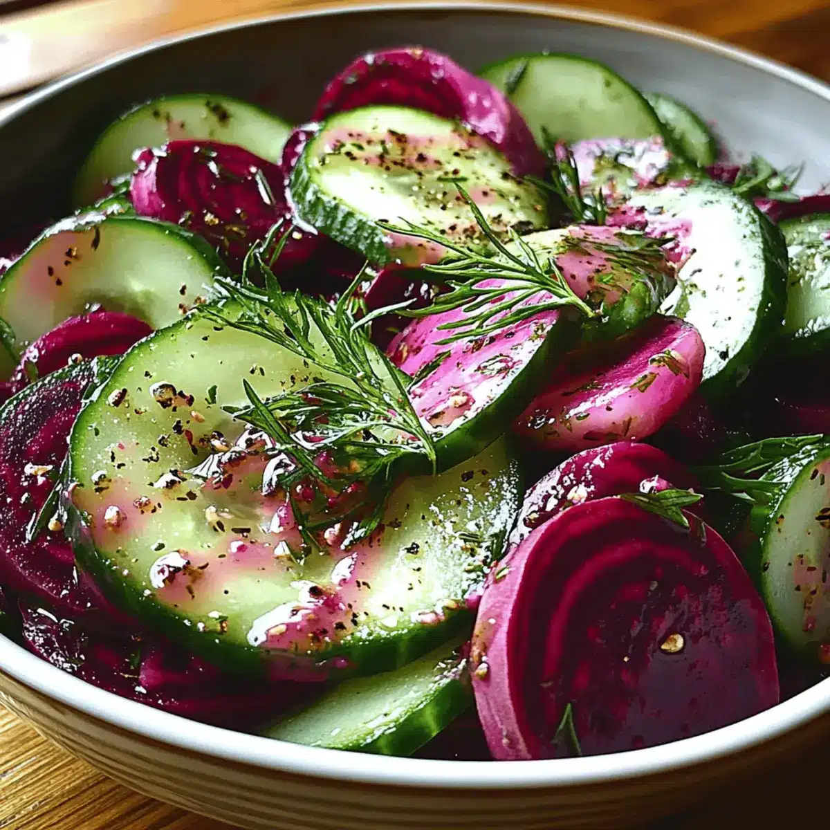 The Best Garden Fresh Cucumber and Beetroot Salad with Herbs - Simply ...