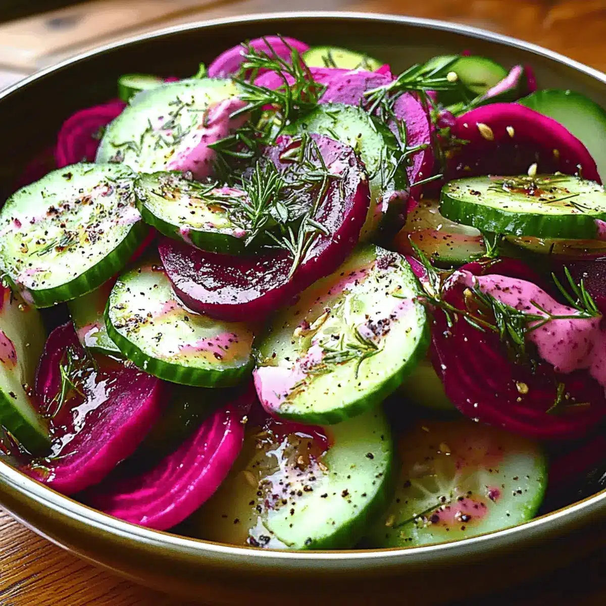 The Best Garden Fresh Cucumber and Beetroot Salad with Herbs - Simply ...