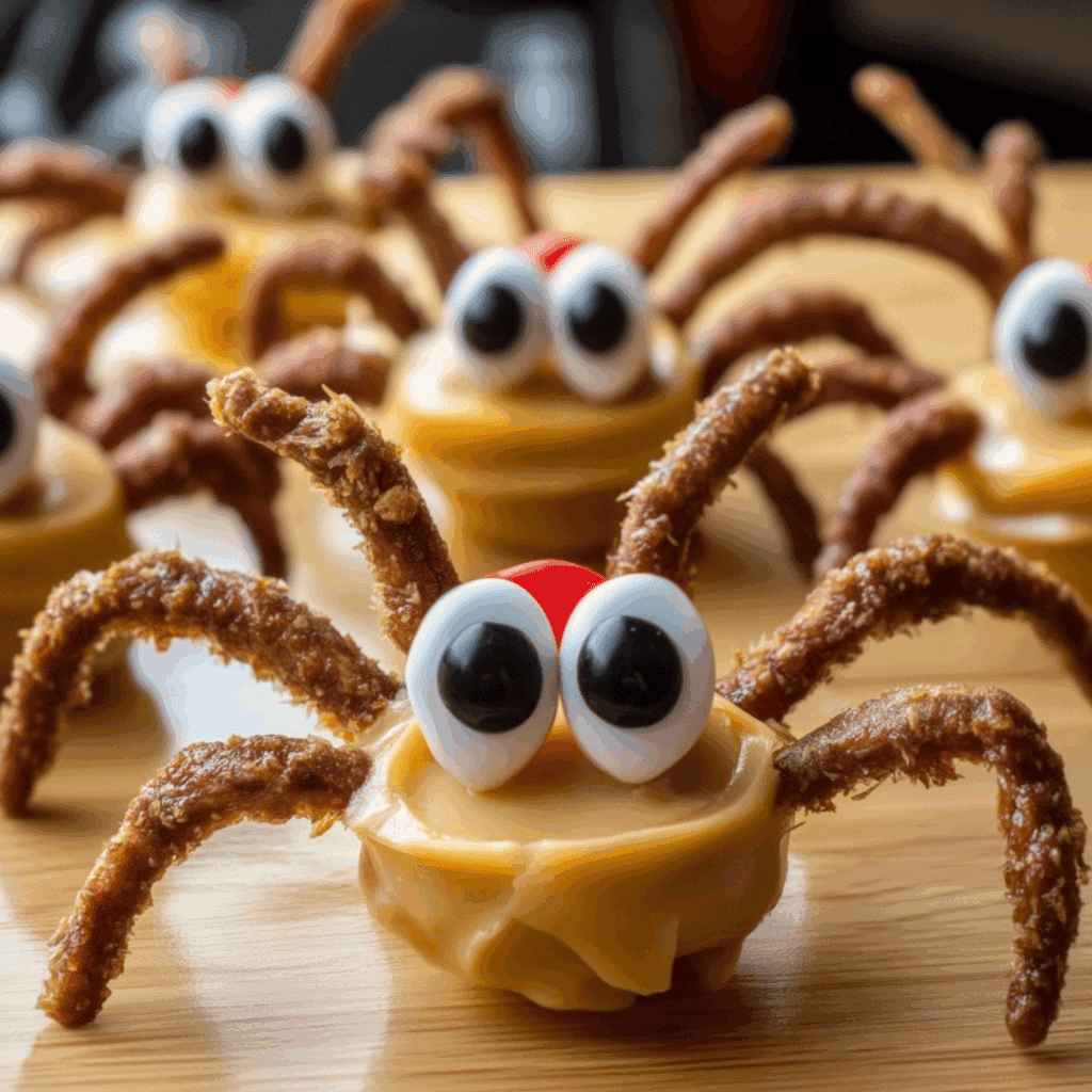 Spooky Sweet Apple Spiders Halloween Snack: Easy & Fun! - Simply ...