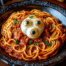Spooktacularly Easy Bloody Spaghetti with Mozzarella Eyeballs - Simply ...