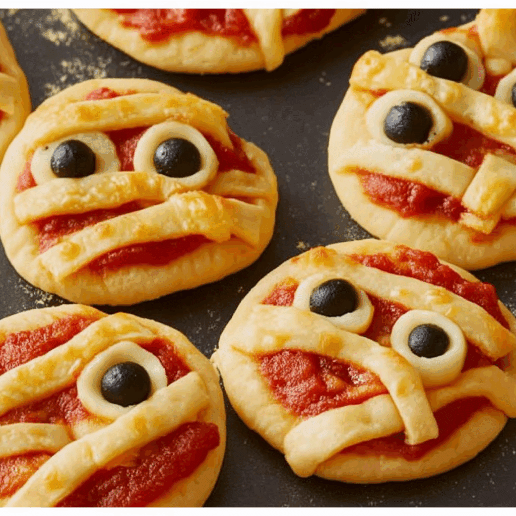 Spooky Good Mummy Mini Pizzas: Easy Halloween Fun - Simply Recipes ...