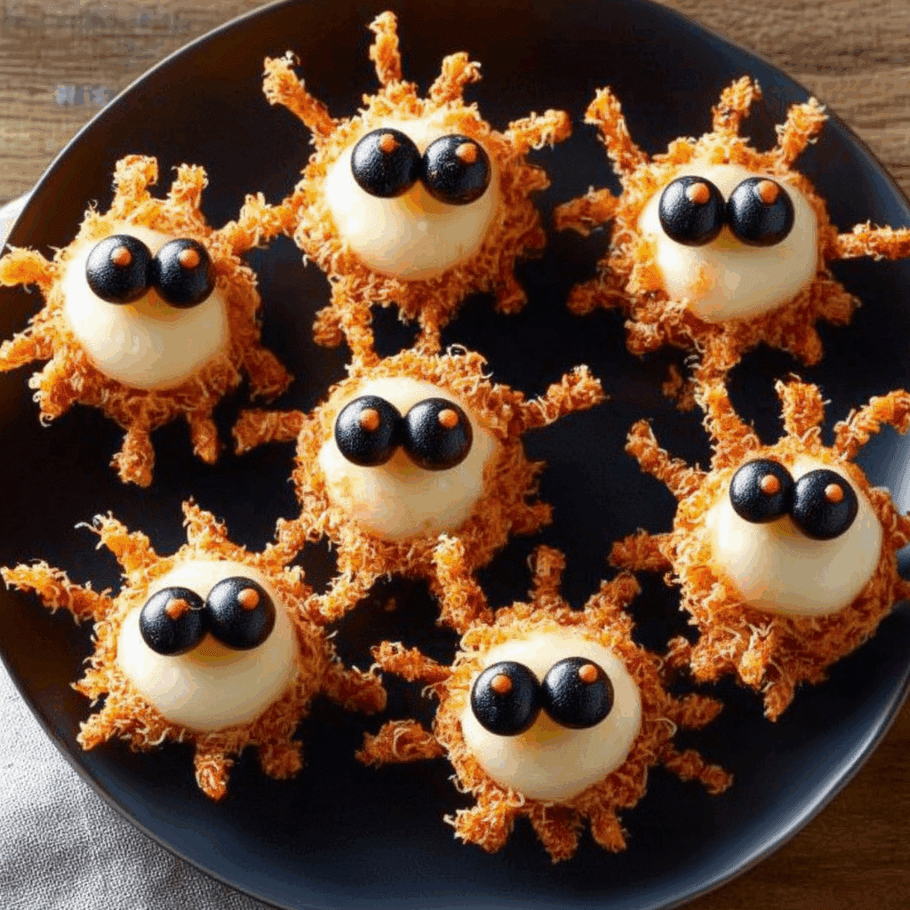 Creepy Delicious Spider Cheese Balls – A Fun Halloween Snack! - Simply ...