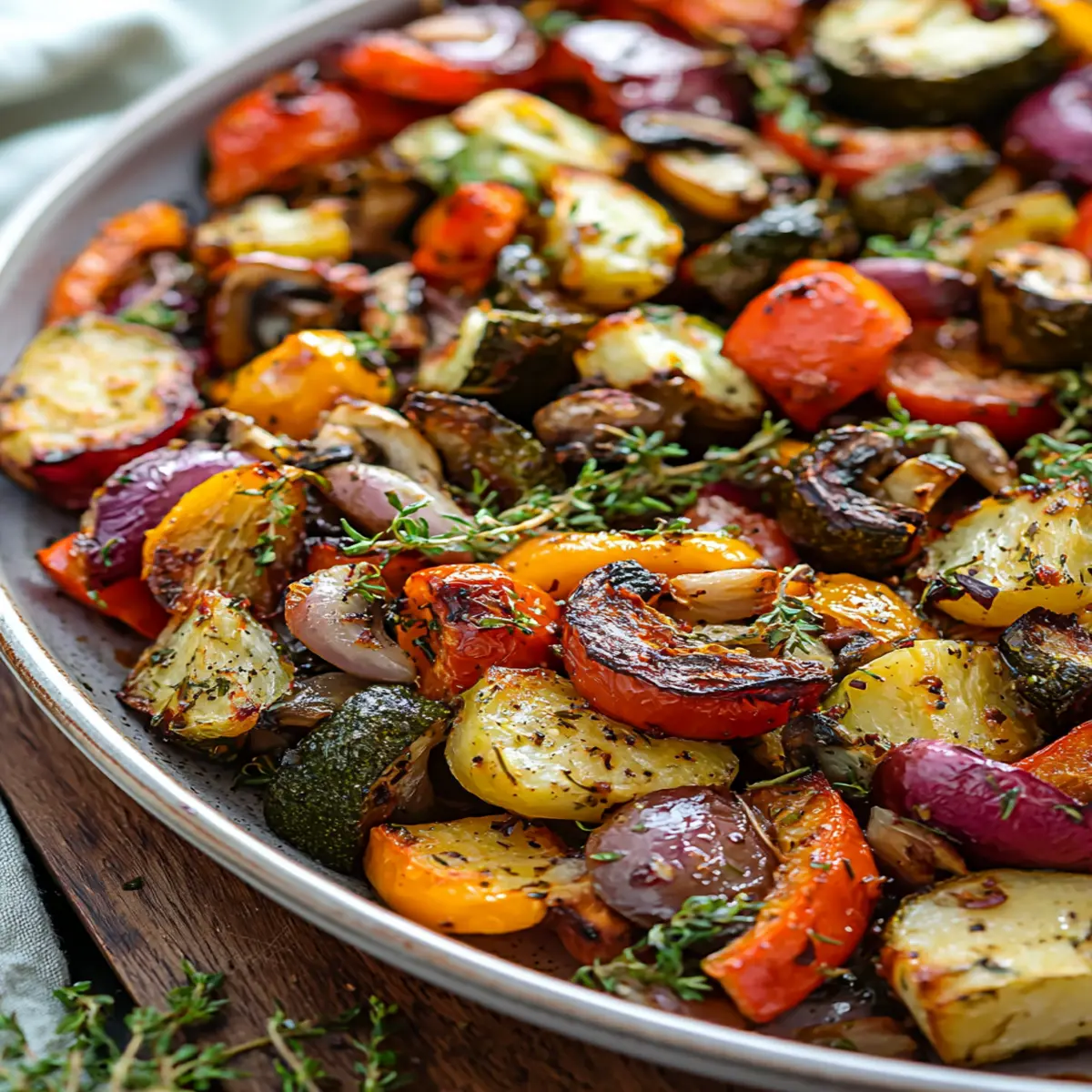 Garlic Herb Roasted Veggies: The Best Healthy Side Dish Ever - Simply ...