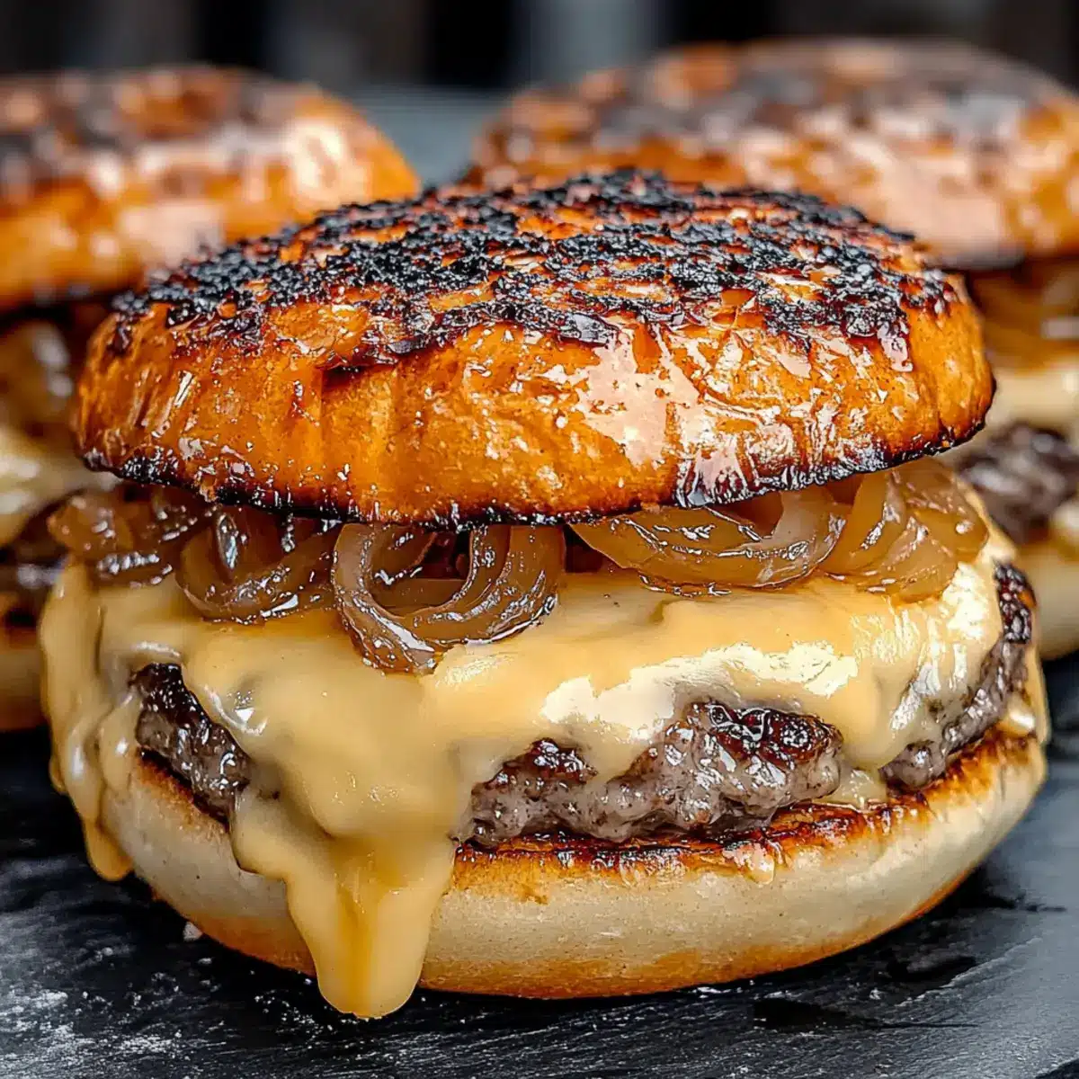 Irresistibly Juicy Oklahoma Onion SmashBurger Classic Recipe - Simply ...
