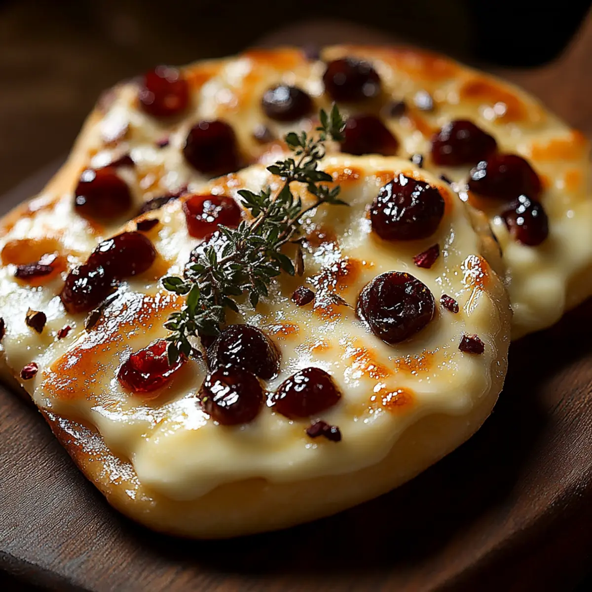 Crispy Flatbread Brie Cranberries for Irresistible Bites - Simply ...
