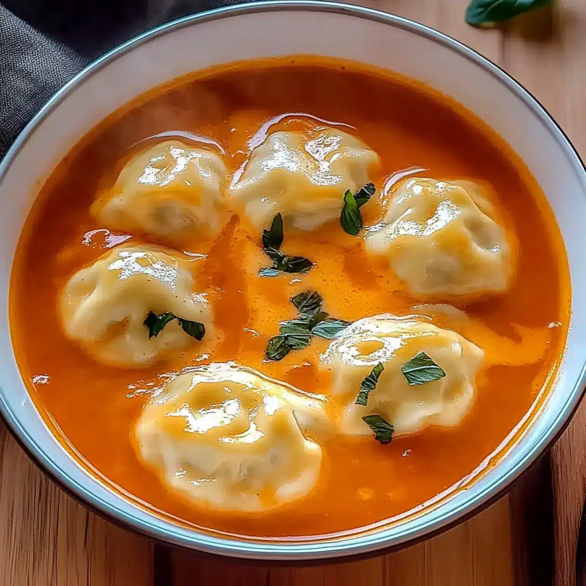 Creamy Tomato Soup with Cheese Dumplings That Comforts Soul - Simply ...