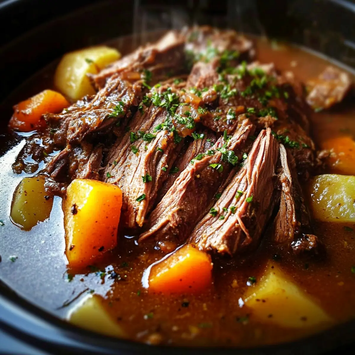 Heartwarming Beef Roast Crockpot Recipe for Easy Dinners - Simply ...