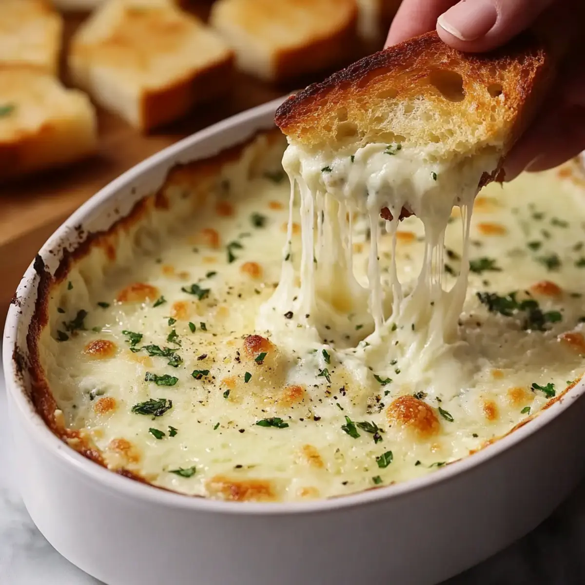 Irresistibly Creamy Garlic Bread Dip Recipe for Cozy Nights - Simply ...